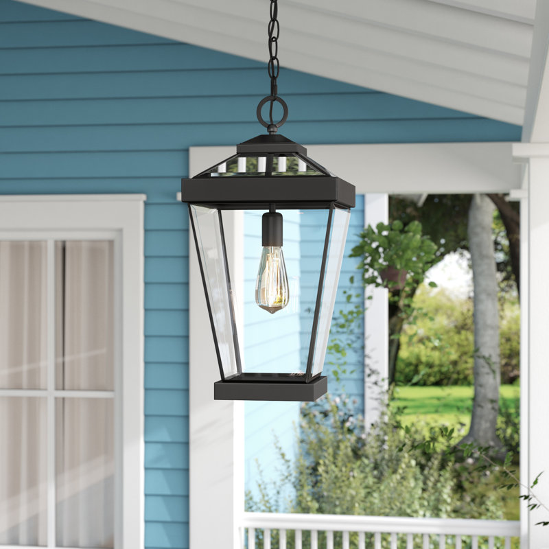 Lark Manor™ Annelis Western Bronze 1 -Bulb 20" H Outdoor Hanging Lantern & Reviews | Wayfair